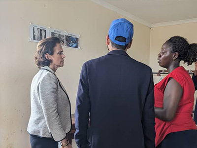 Visitors from the WORLD FOOD PROGRAM (WFP) To SUA MODEL TRAINING FARM ...